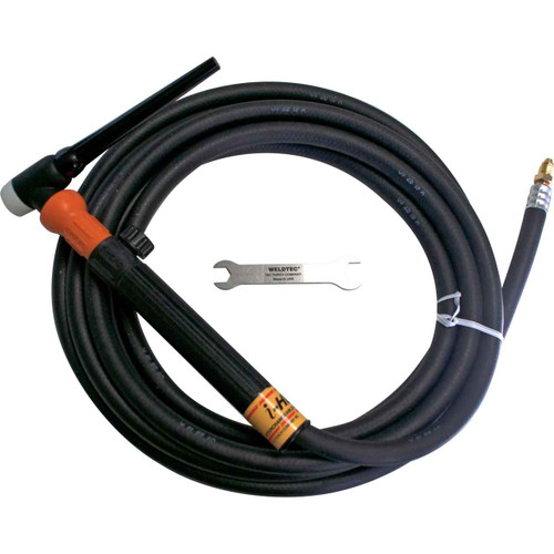 Weldtec i-Head Ball Joint TIG Torch Kit, Valve, 12.5', Rubber, WTB-17V-12R