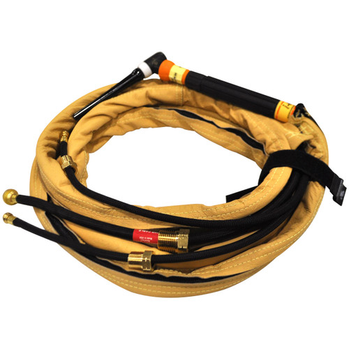 Weldtec i-Head Ball Joint TIG Torch Kit, Deluxe, 12.5', Braided Rubber ...