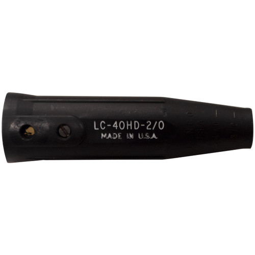 Lenco 0506605 LC-40HD-2/0 400 Amp Female Connector - Black