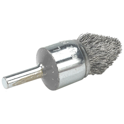 Walter 09C028 ALLSTEEL 3/4"x1/4" Mounted Conical Brush 0.0118" Crimped ...