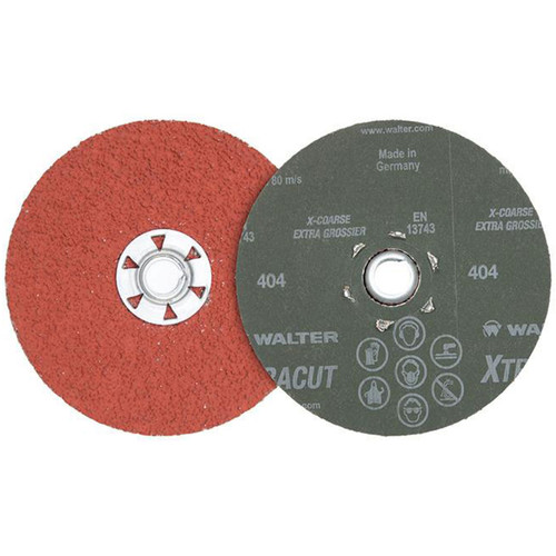 Walter 15A523 5"x5/8"-11 XTRACUT Quick-Change Sanding Discs, 36 Grit ...