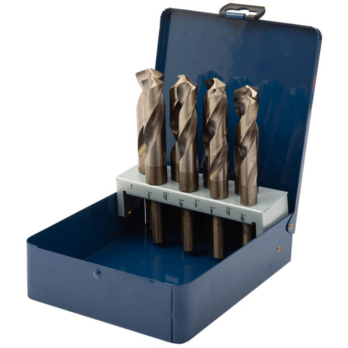 Walter 01E708 SST+ Drill Bit Set, 135° Prentice Three Flats Shank, 8 ...