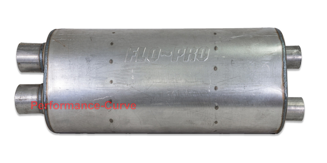 Heavy Duty Truck Muffler Dual 3" / Dual 2.5" - FLO-PRO 2504 ...