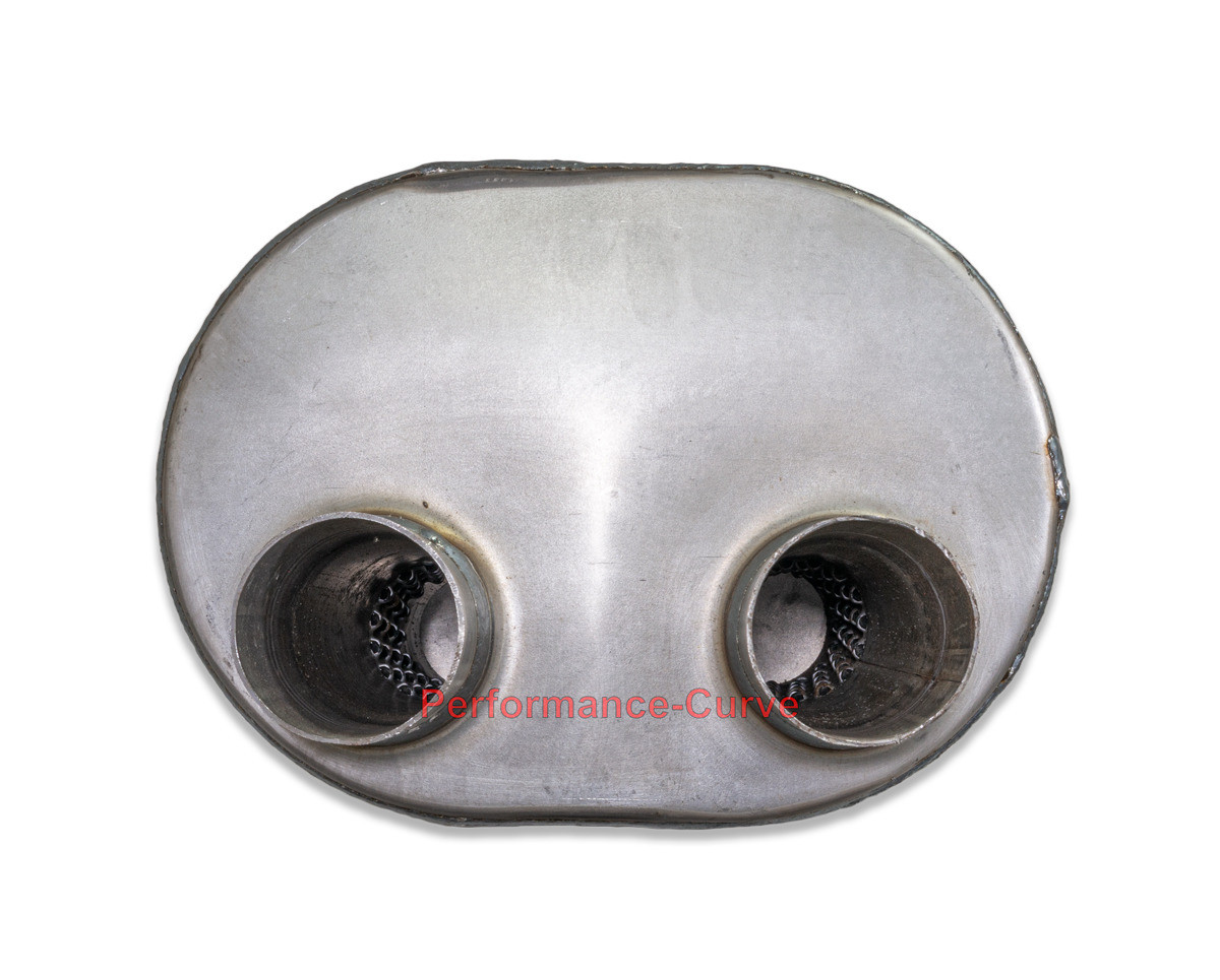 Heavy Duty Truck Muffler Dual 3" / Dual 2.5" - FLO-PRO 2504 ...