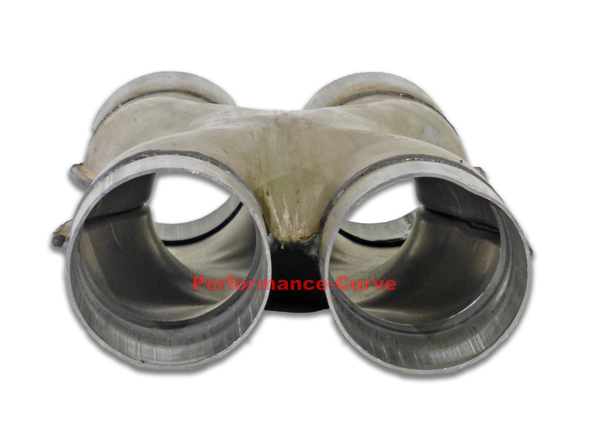 3" Crossover X Pipe Universal Custom Dual Exhaust - Performance-Curve