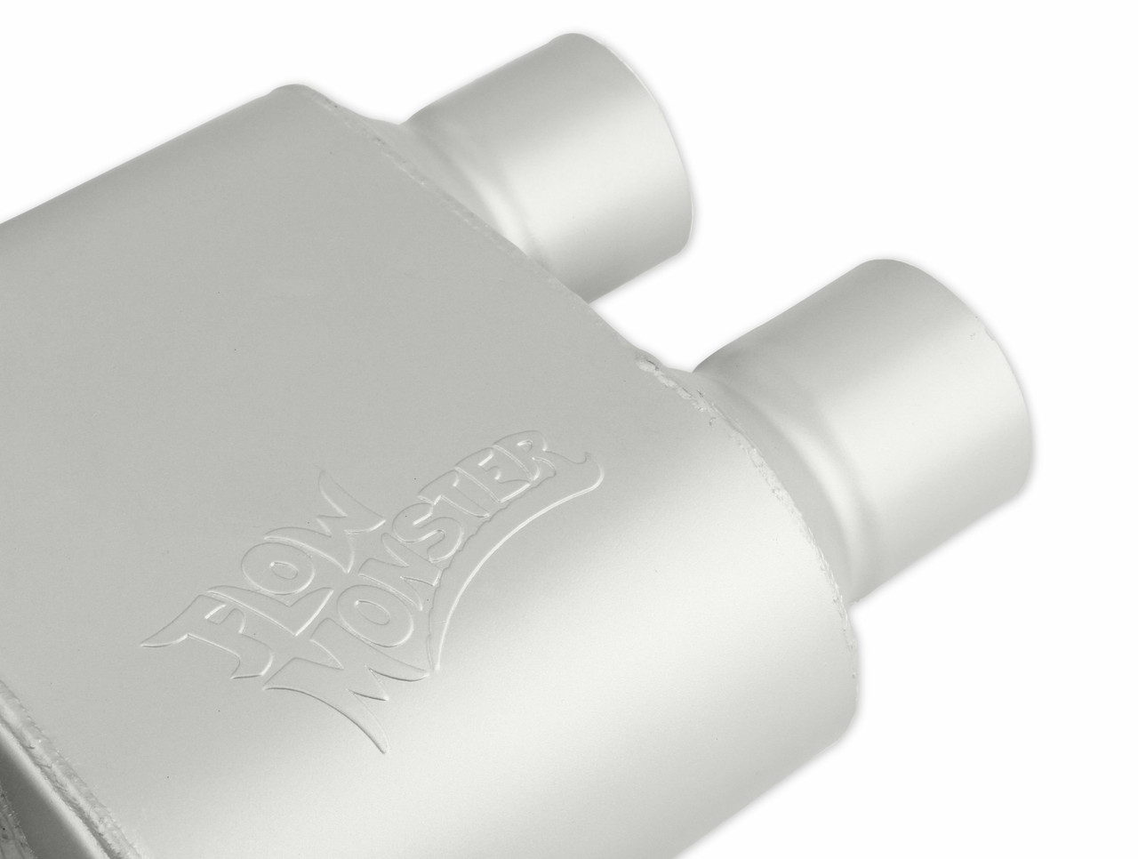 FlowMonster 1 Chamber Performance Muffler 3" In \ 2.5" Dual 430102-FM ...