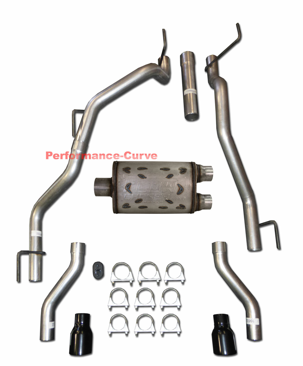 Performance CatBack Dual Exhaust Fits 09-22 Dodge RAM 5.7 - Flow Chaser ...