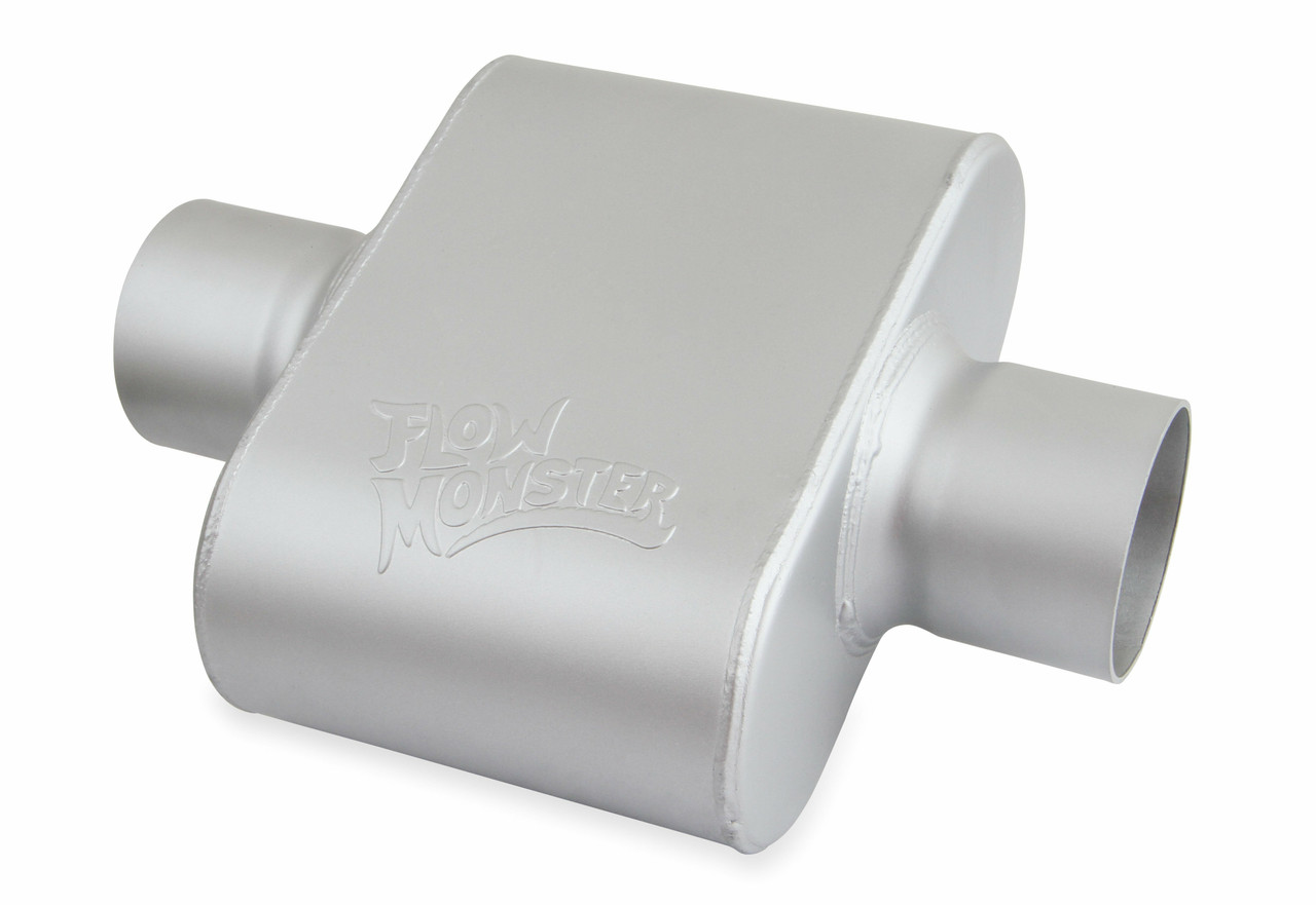 Pair of FlowMonster 1 Chamber Performance Muffler 3" In \ 3" Out 43010 ...