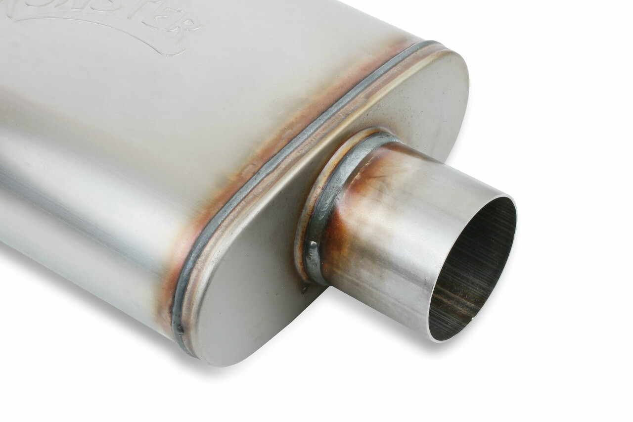 FlowMonster Stainless Performance Muffler 3" IN \ 3" OUT 11219-FM ...