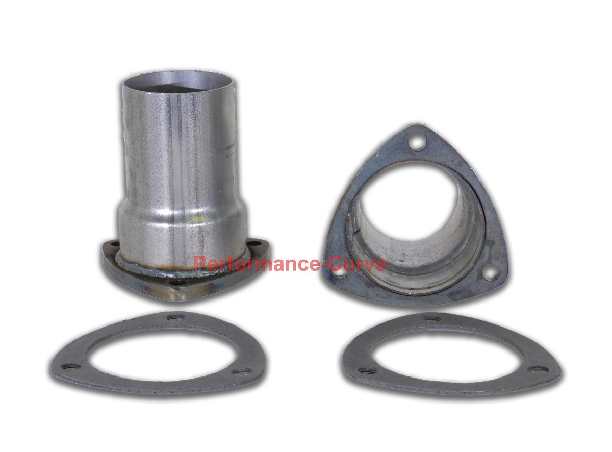 FLO-PRO Header Collector Kit w/ Gaskets - Reducer - 3.5" Collector to 3 ...