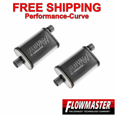 2.5" O/C Performance Exhaust Muffler Pair Flowmaster FlowFX- 71226 ...