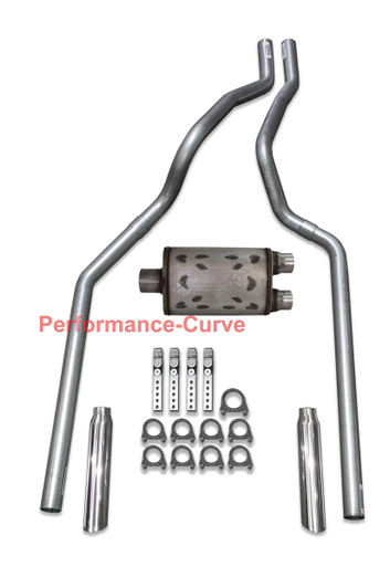 Truck Dual Exhaust w/ Flow Chaser 99-08 Chevrolet Silverado GMC Sierra ...