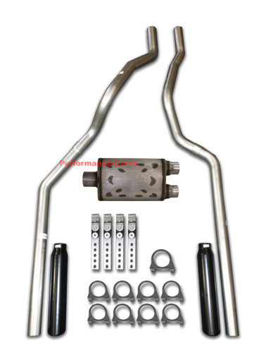 Truck Dual Exhaust w/ Flow Chaser 99-08 Chevrolet Silverado GMC Sierra ...