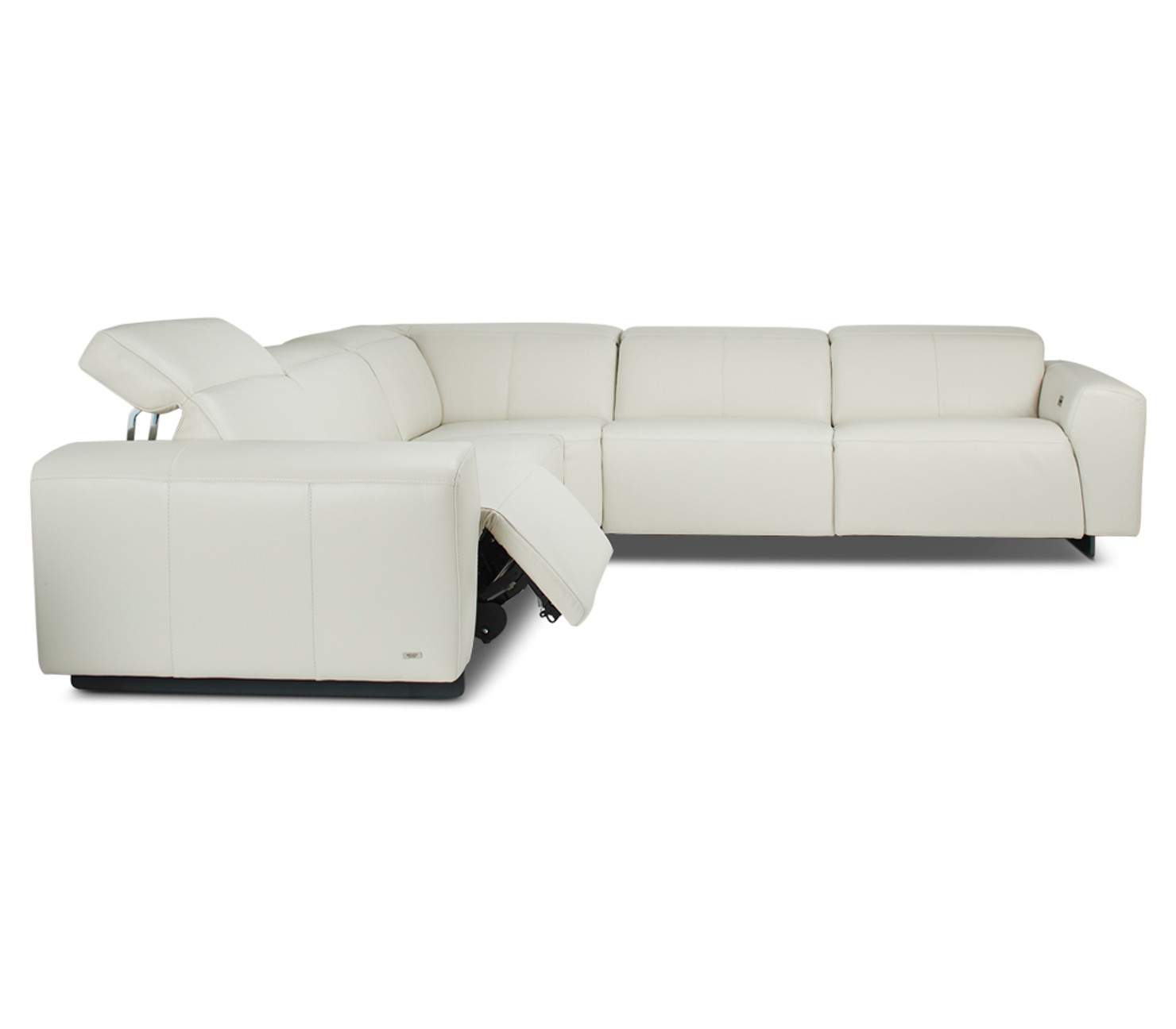 Natuzzi editions b735 leather sectional store