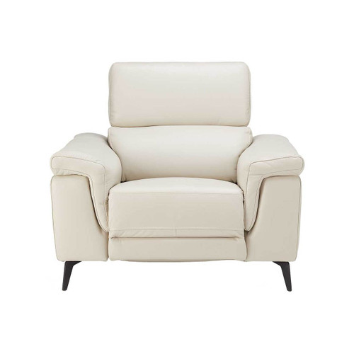 Bergamo Leather Power Recline Chair-Stone - Kasala