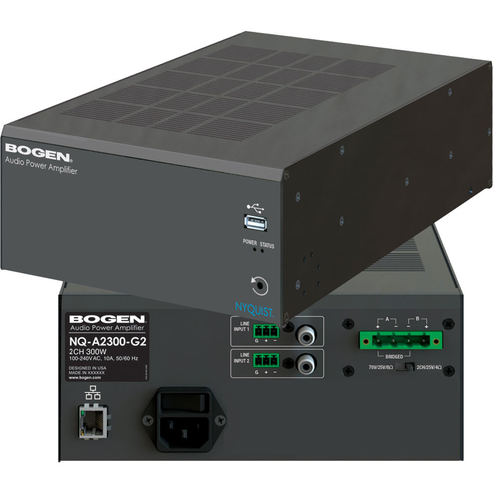Bogen NQ-A2300-G2 Audio Power Amplifier - IP Phone Warehouse