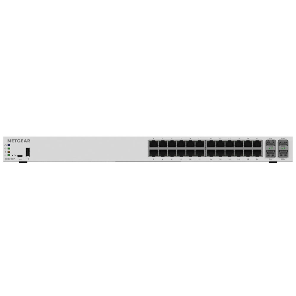 Netgear GC728XP Gbit/10Gbit SFP+ PoE+ Smart Cloud Switch