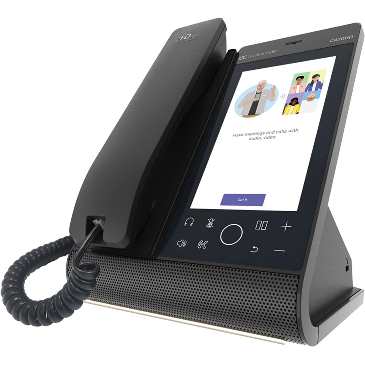 AudioCodes C470HD Microsoft Teams IP Phone TEAMS C470HD DBW IP audiocodes-c470hd-microsoft-teams-ip-phone-teams-c470hd-dbw-ip