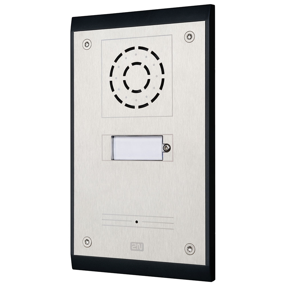 2N Helios IP Uni Intercom with 1 Button for Secure Door Entry