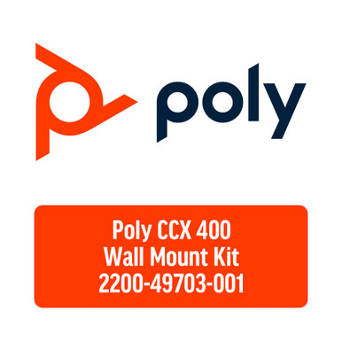 Poly CCX 400 Wall Mount Kit (2200-49703-001, 85W89AA) - IP Phone Warehouse