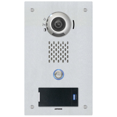 Aiphone IX-DVF-P Vandal-Resistant RFID 1 Button Video IP Door Phone