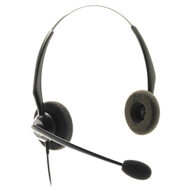 JPL Telecom JPL-100-B Stereo Wired Headset