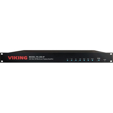 Viking PA-250-IP 250W 70V SIP & Multicast Paging Amplifier