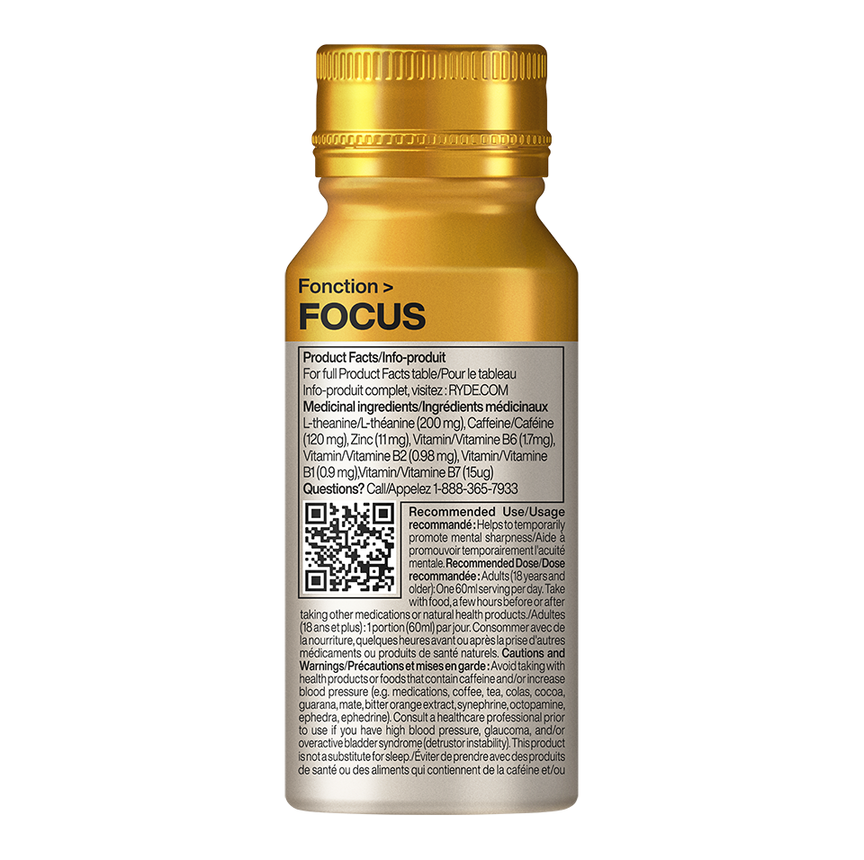 Ryde FOCUS 8Btls 60ML