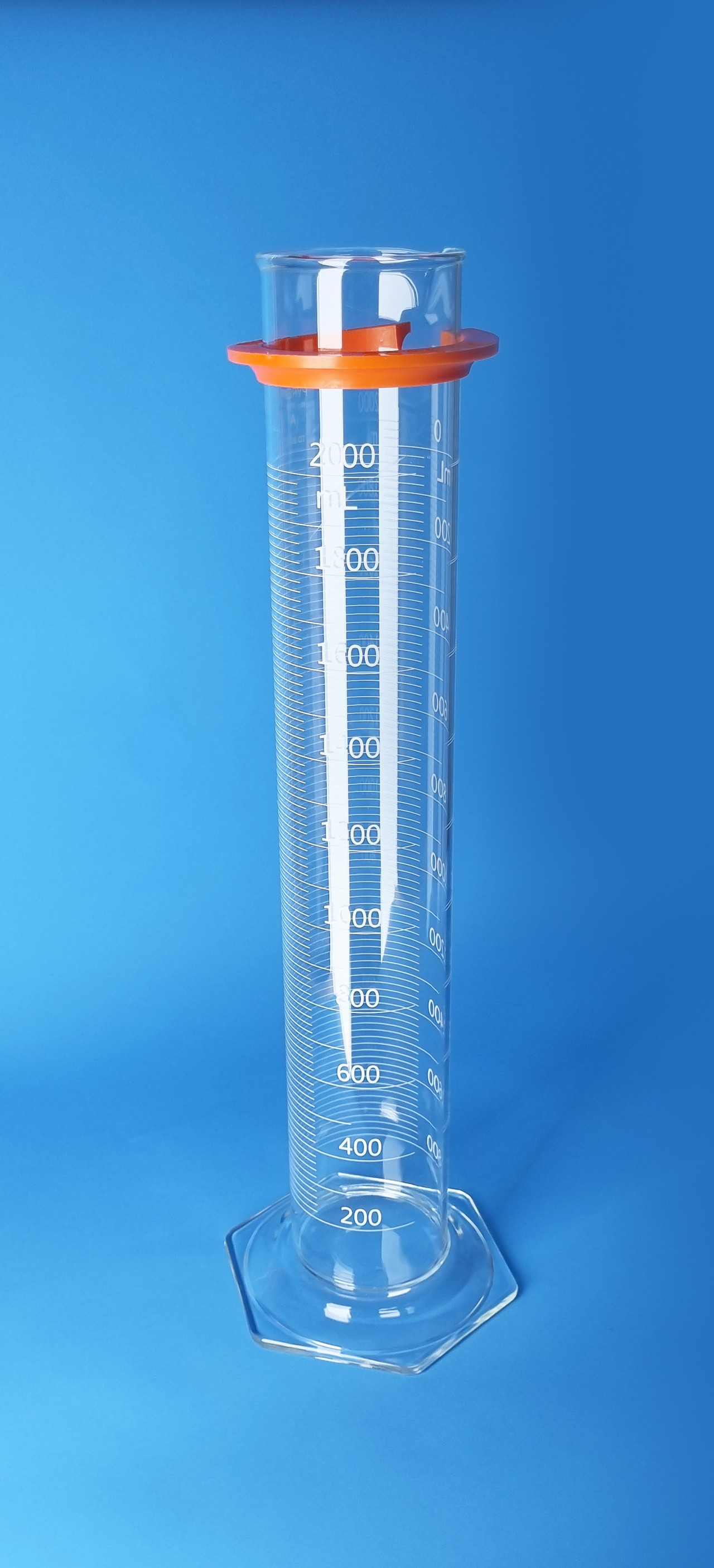 PYREX® Heatproof Glass Measuring Cylinder with Double Scale, Tall Form ...