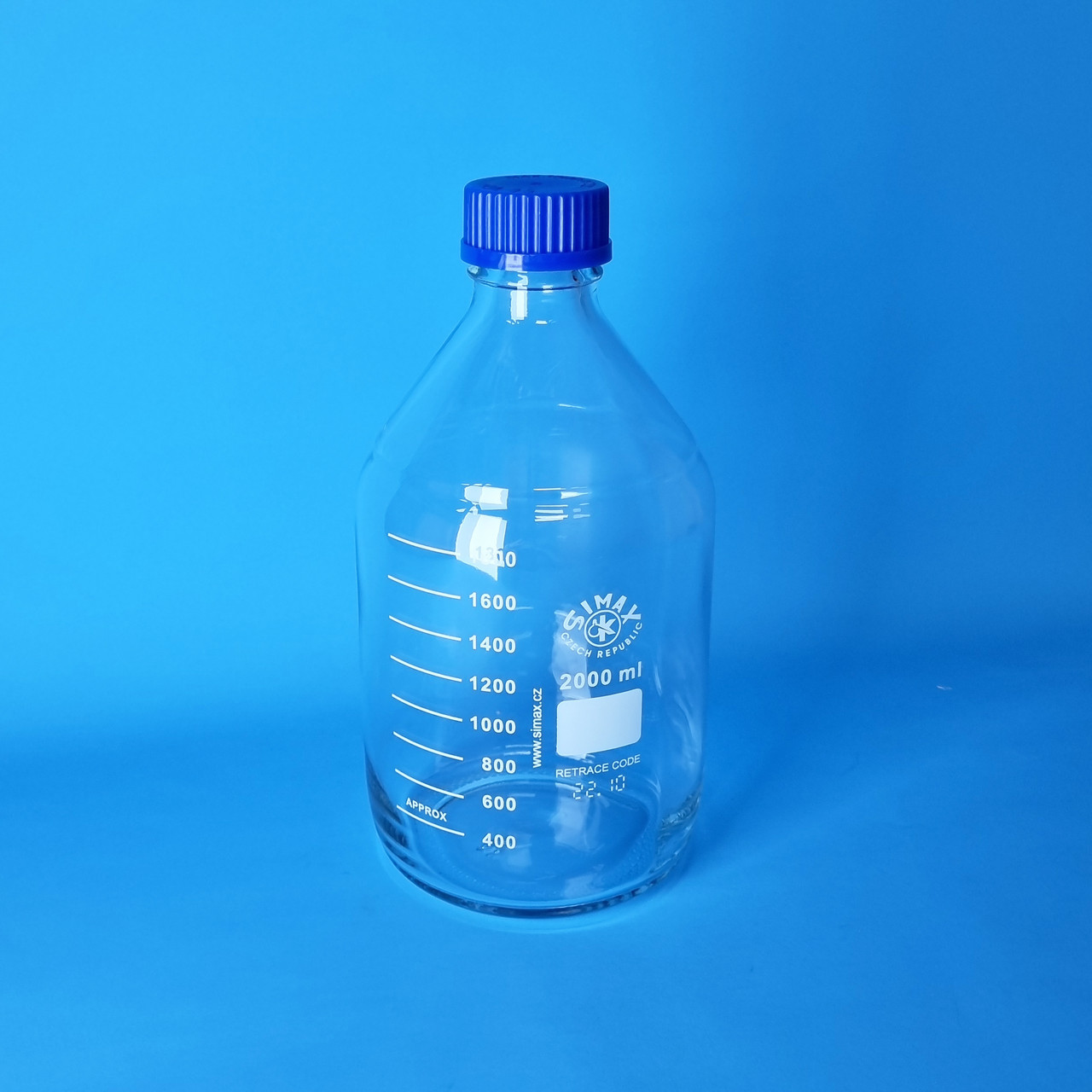 SIMAX® Heatproof Lab Bottle with Screw Cap Lid, 2000ml - Buy Online at ...