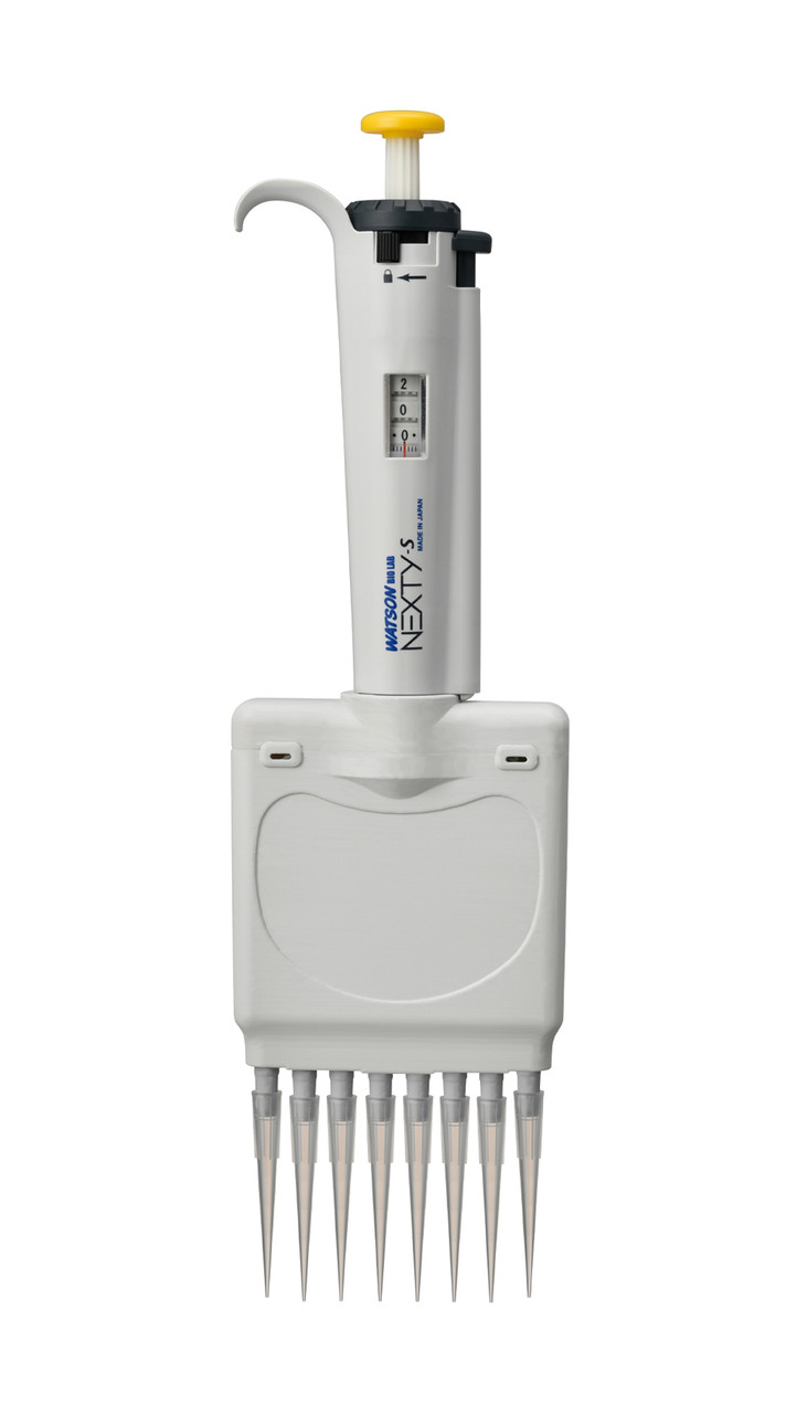 Variable Volume 8 Channel Pipette, NEXTY-S, 20~200ul (With Pipette Tips ...