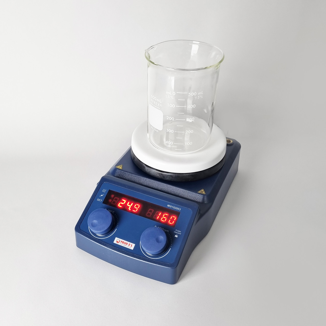Digital Hotplate Stirrer with Sensor Control Set, 135mm Diameter Plate ...
