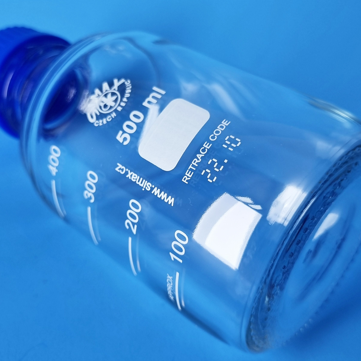 SIMAX® Heatproof Lab Bottle with Screw Cap Lid, 500ml (Pack of 2) - Buy ...
