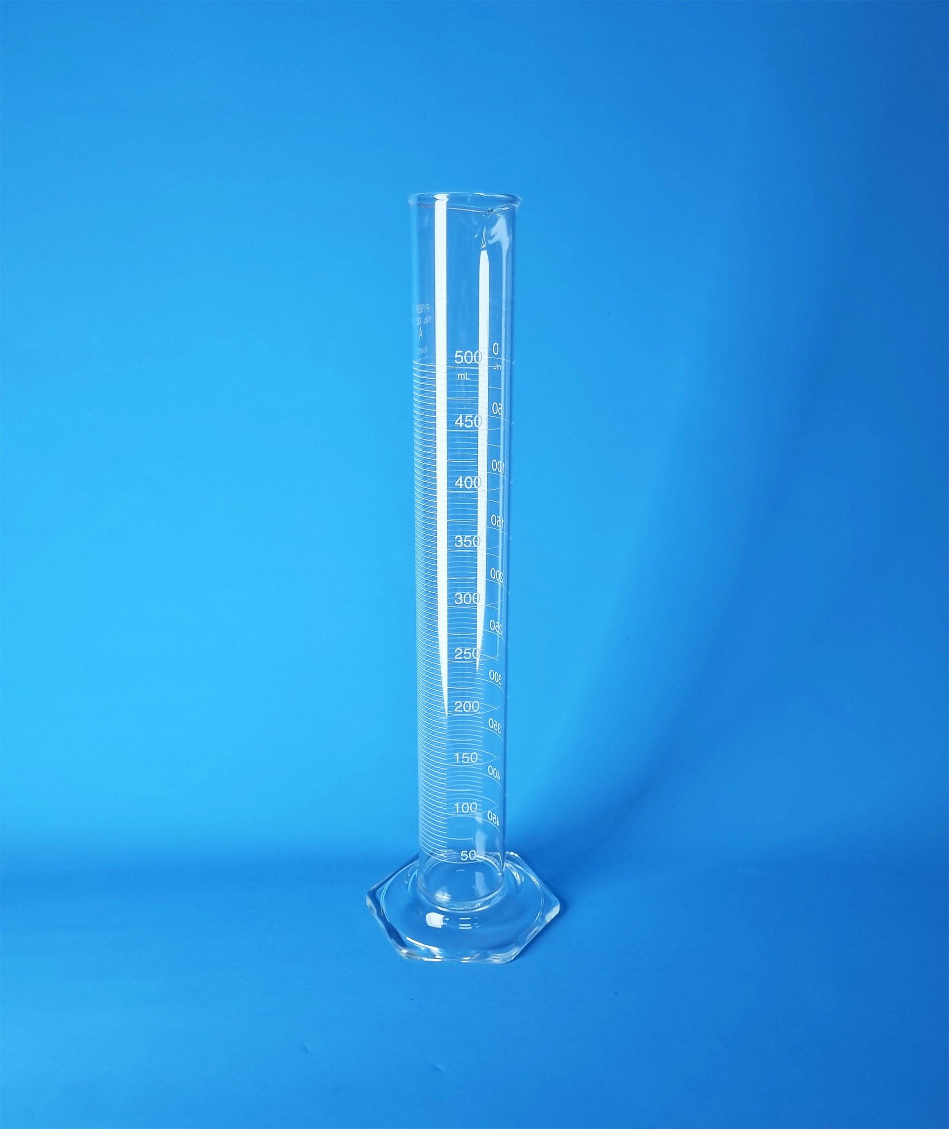 PYREX® Heatproof Glass Measuring Cylinder with Double Scale, Tall Form ...