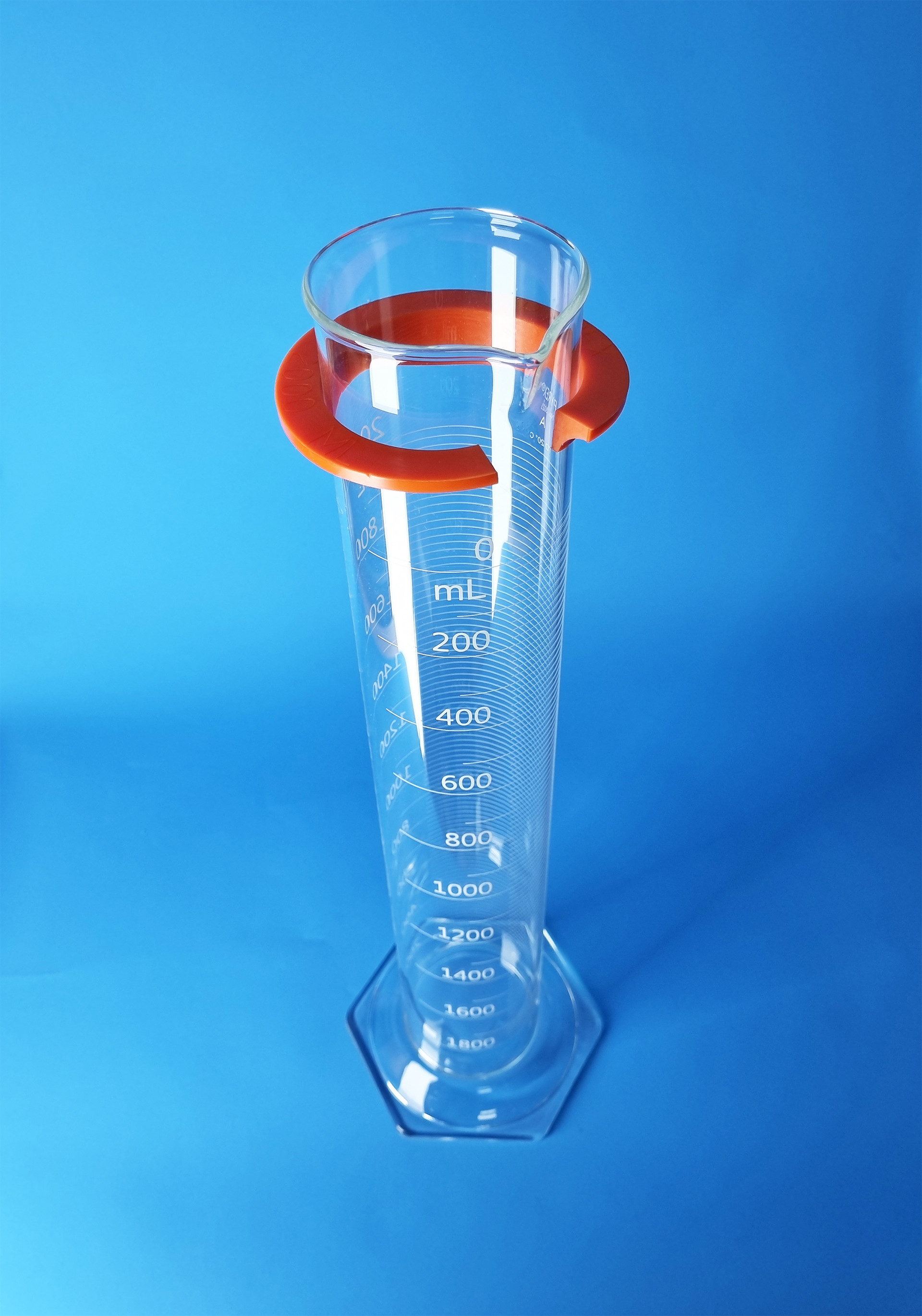 PYREX® Heatproof Glass Measuring Cylinder with Double Scale, Tall Form ...