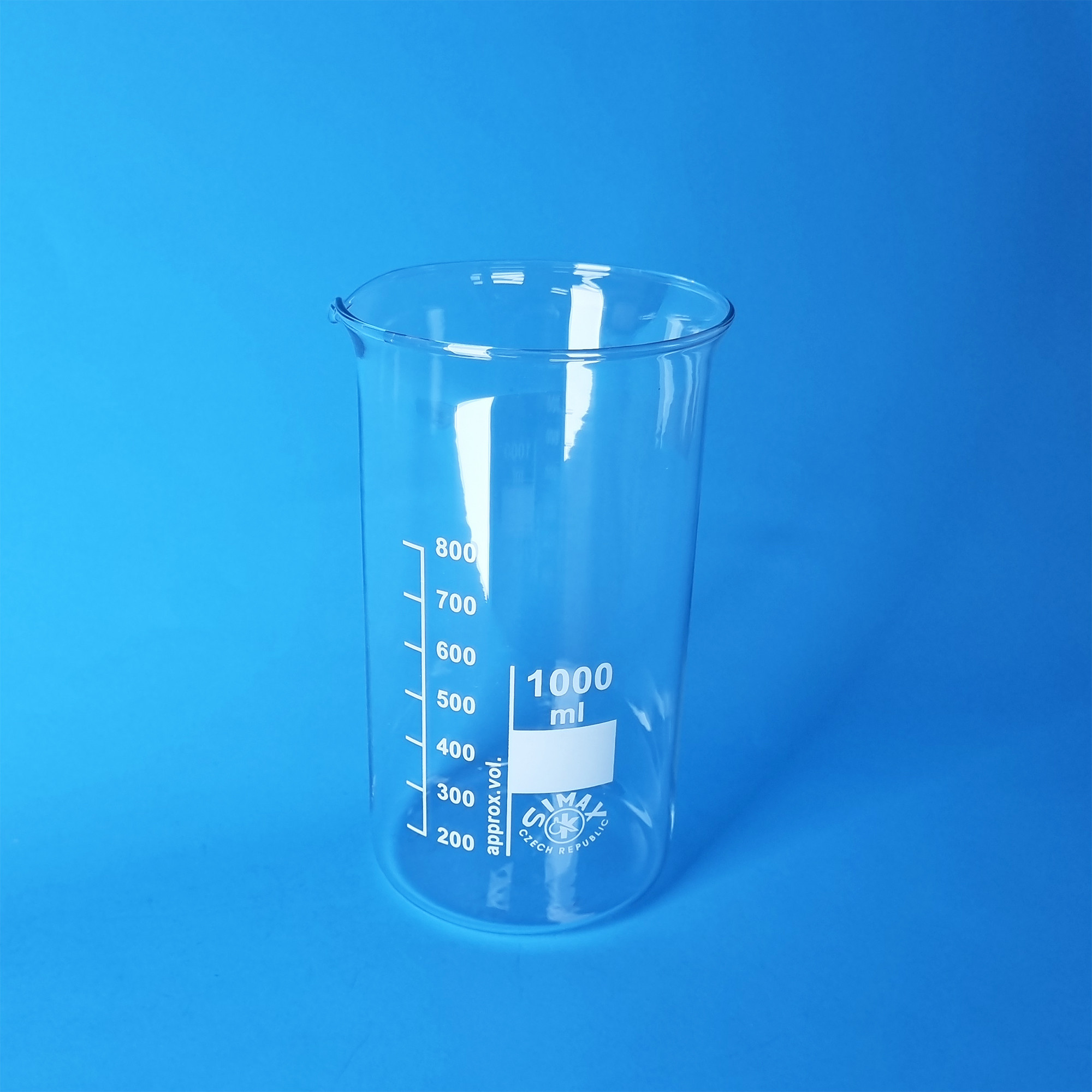 SIMAX® Heatproof Glass Beaker, Tall Form, 1000ml - Buy Online at LabDirect