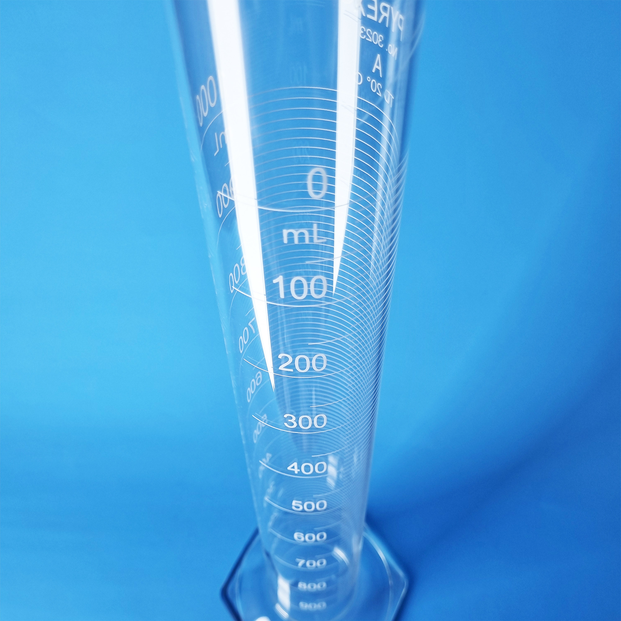 PYREX® Heatproof Glass Measuring Cylinder with Double Scale, Tall Form ...