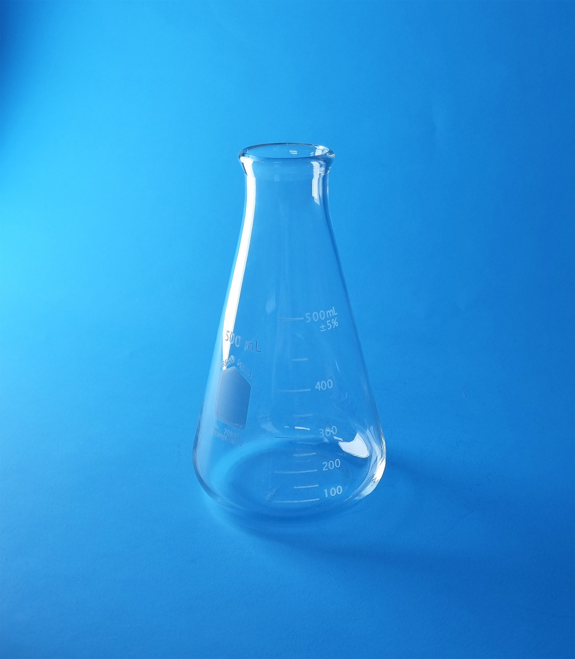 PYREX® Heatproof Conical Erlenmeyer Flask with Heavy Rim, Narrow Neck ...