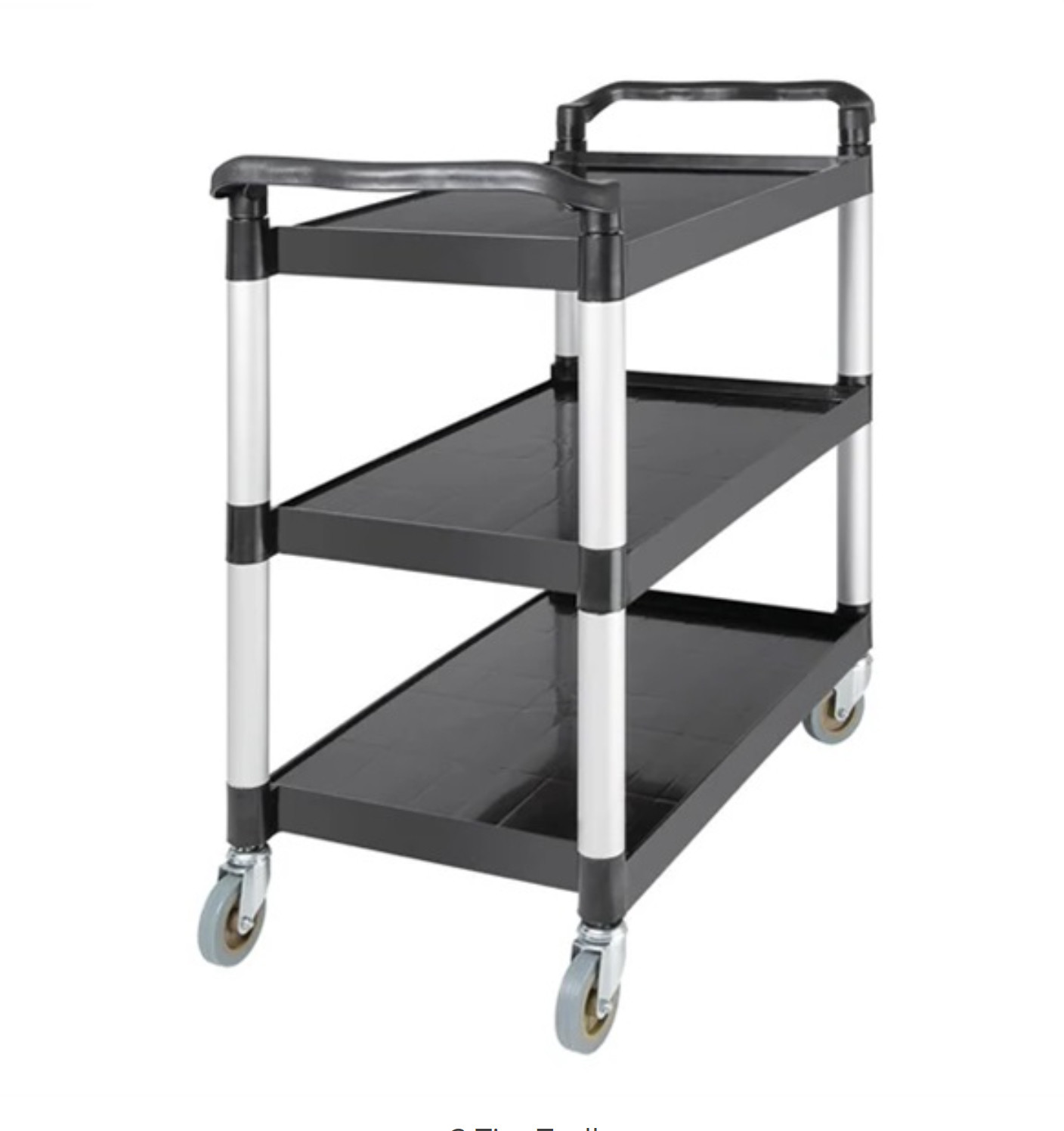 Lab Trolley, 3 Fixed Position Shelves, 150kg Max (Large Shelves ...