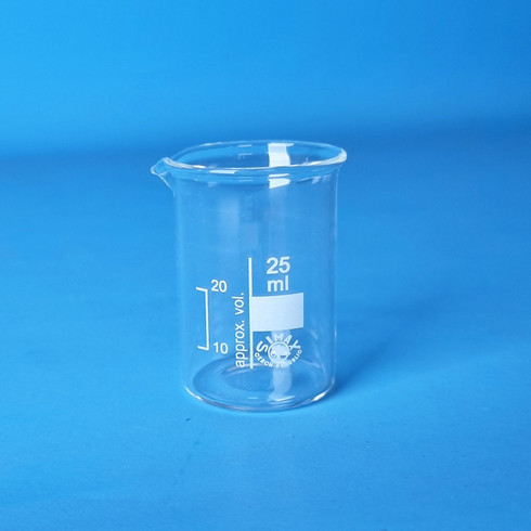 SIMAX® Heatproof Glass Beakers, Low Form, 25ml (Pack of 10) - Buy Online at LabDirect