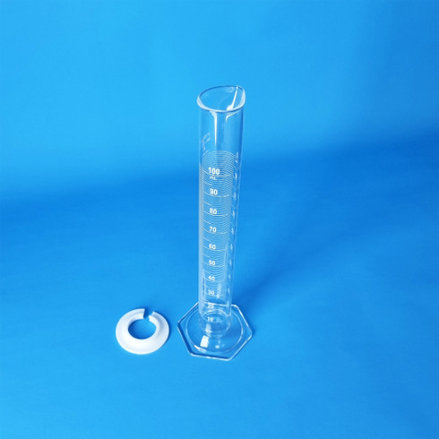PYREX® Heatproof Glass Measuring Cylinder with Double Scale, Tall Form ...
