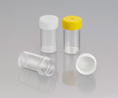 Sample Containers with White Screw Caps, Unlabelled, 25ml (Carton of ...