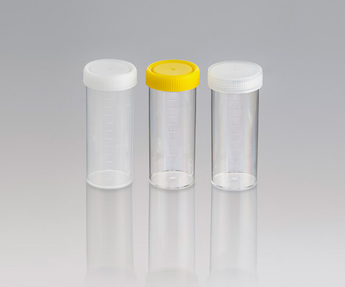 Sample Containers with White Screw Caps, Unlabelled, 120ml (Carton of ...