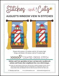 August Window View In Stitches / Stitches And Cutz - Needles and Things