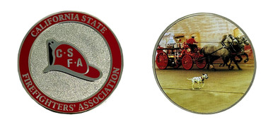 CSFA CHALLENGE COIN HELMET