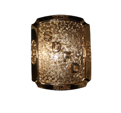 San Diego Fire Belt Buckle