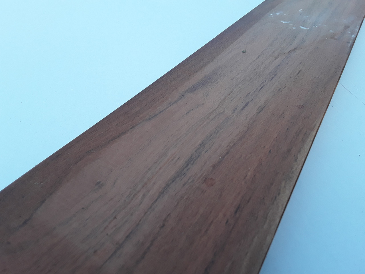 HARDWOOD TIMBER KILN DRIED RHODESIAN TEAK PLANK / BOARD OFFCUT * RARE