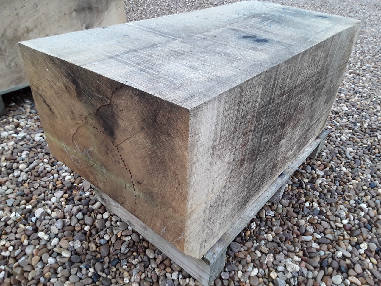 HARDWOOD FRESH SAWN ENGLISH OAK BLOCK /BEAM