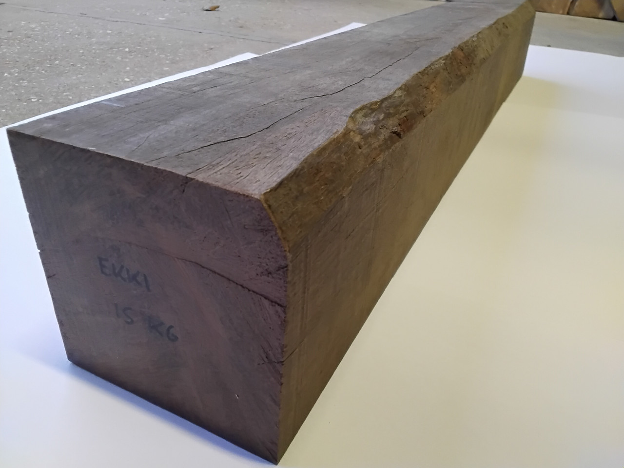 HARDWOOD AIR DRIED SAWN AFRICAN EKKI ( IRONWOOD ) BEAM