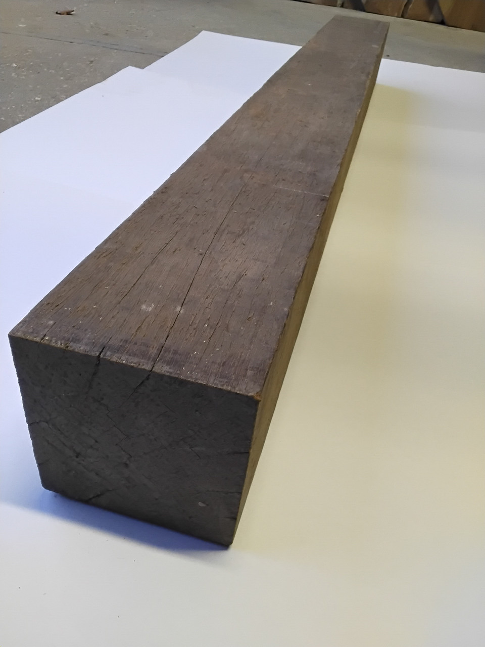 HARDWOOD TIMBER AIR DRIED SAWN AFRICAN EKKI ( IRONWOOD ) BEAM
